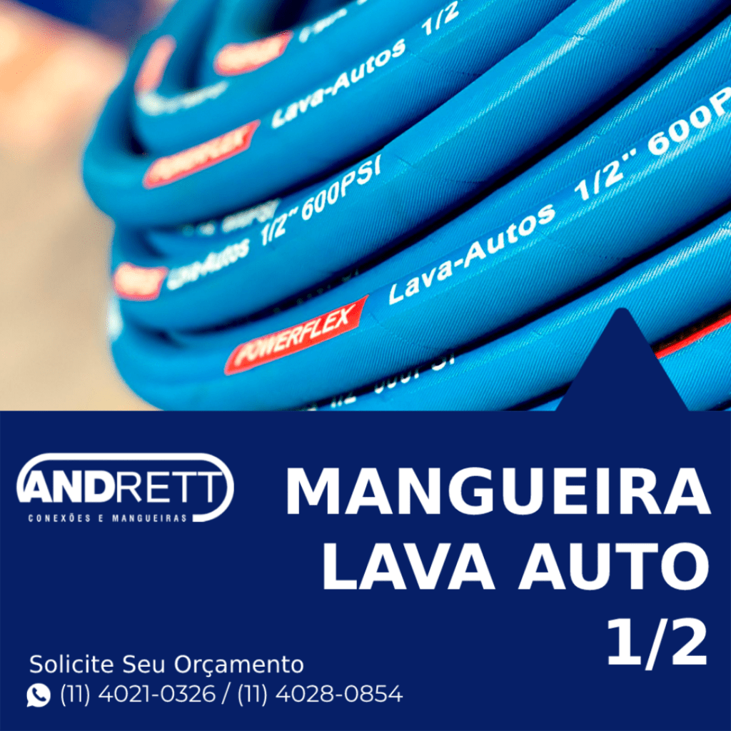 Andrett Mangueiras e Conexões | Mangueira lava auto ½